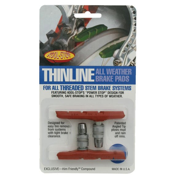 Brake Pad Thinline Threaded Salmon - 71.8mm – T3 Endurance Sports